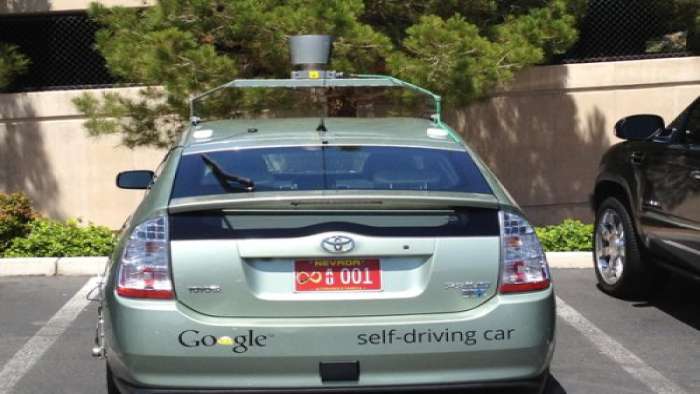 Nevada issues first self-driving car license plates to Google